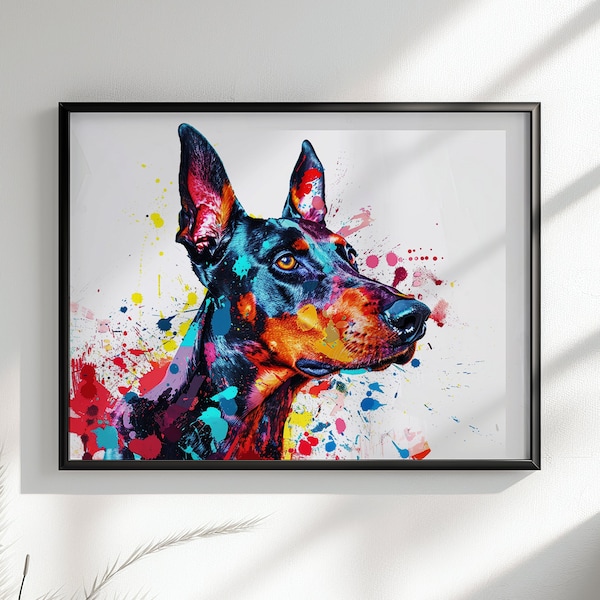 Abstract Dog Art - Etsy
