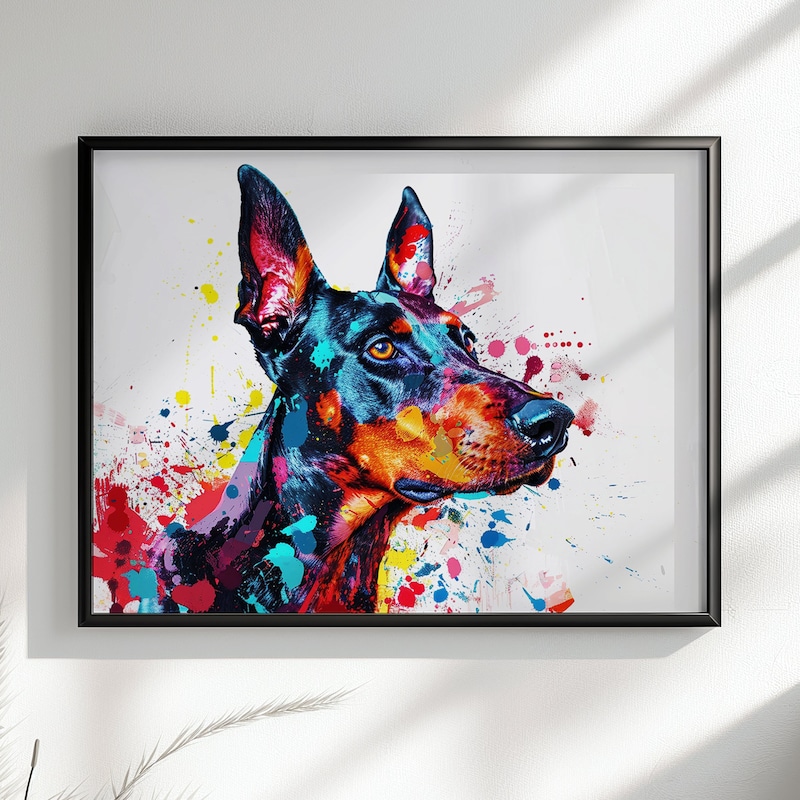 Abstract Dog Art - Etsy