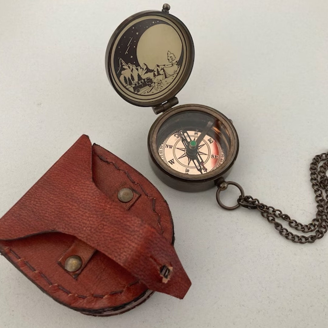 Personalized Compass Christmas Gift for Grandchildren - Etsy