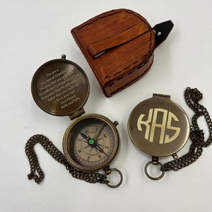 Graduation Gift, Personalized Compass, Christmas Gift to Son, Gift for ...