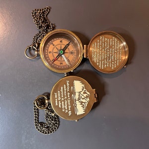 Graduation Gift, Personalized Compass, Christmas Gift to Son, Gift for ...