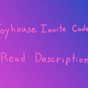 Toyhouse Invite Codes - Etsy