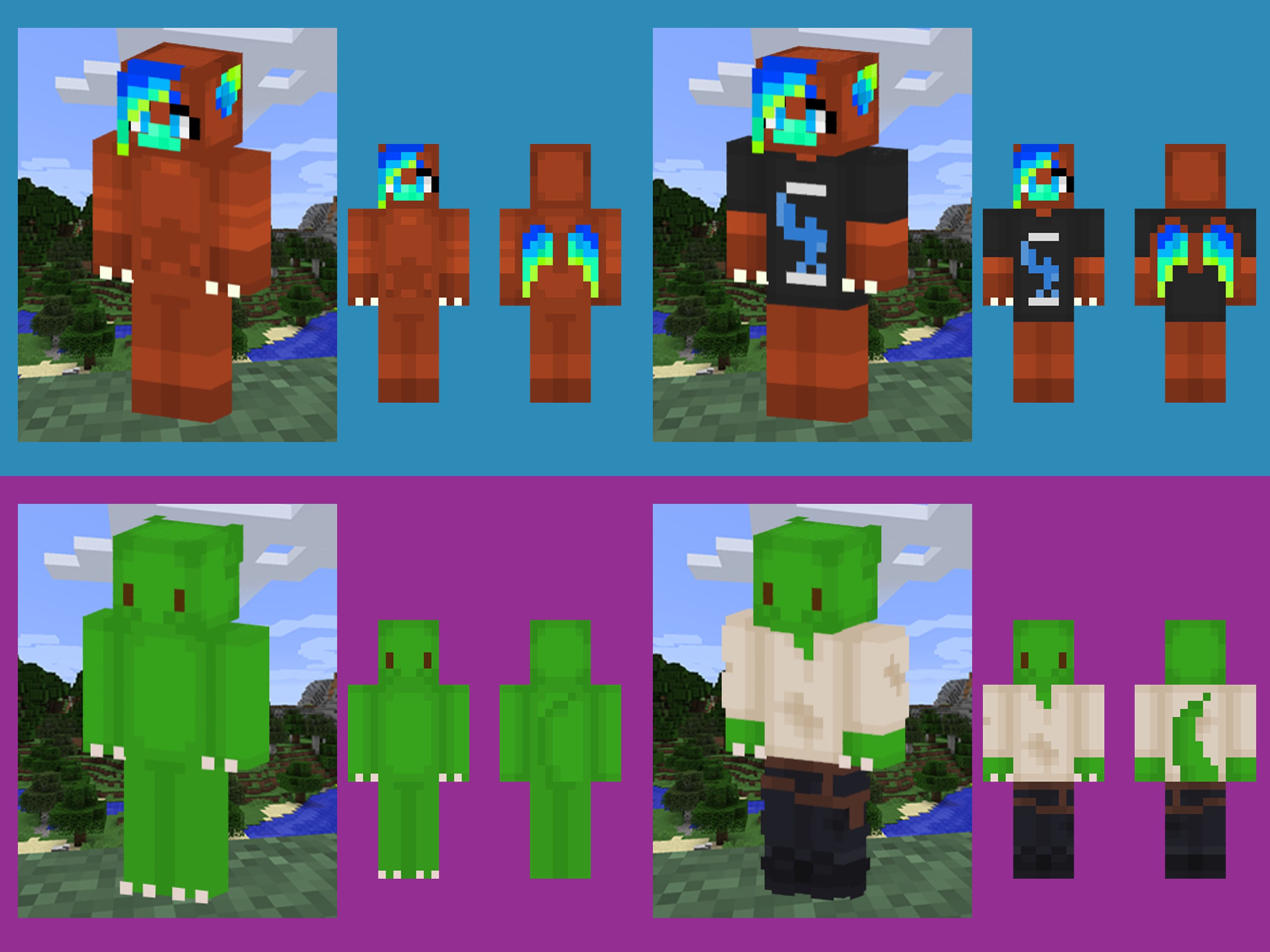Custom Fursona Minecraft Skins - Etsy