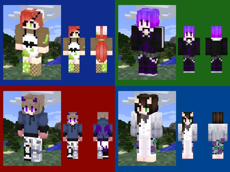 Custom Minecraft Skin - Etsy