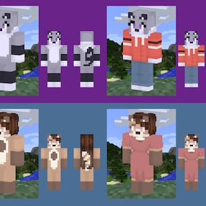 Custom Fursona Minecraft Skins - Etsy