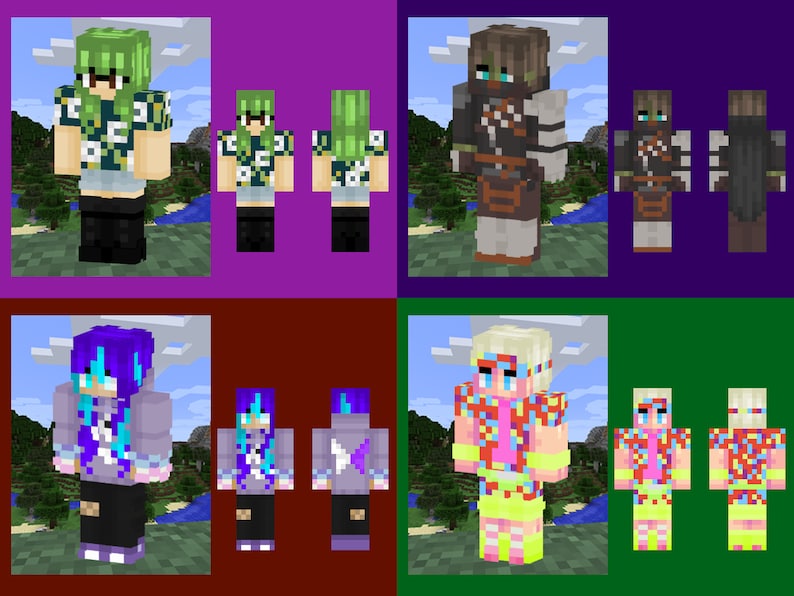 Custom Minecraft Skin - Etsy