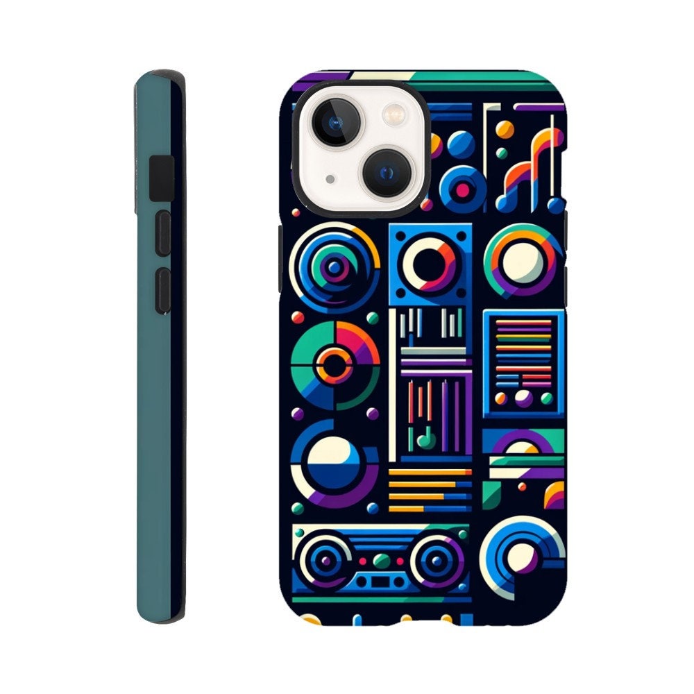 DJ Equipment Abstract Tough Case for Samsung Galaxy S and iPhone ...