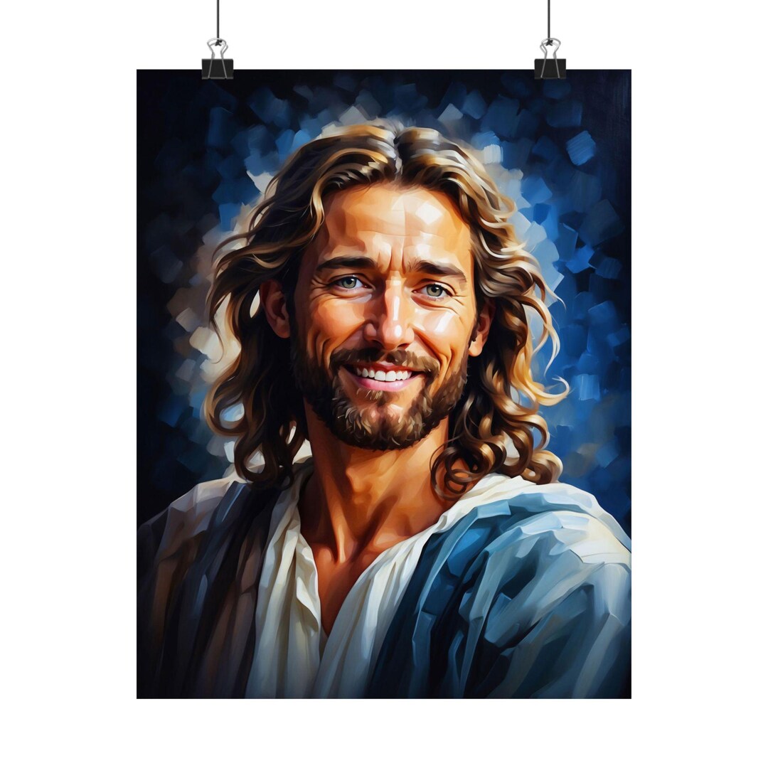 Jesus, Contemporary Style Portrait - Art Print - Etsy