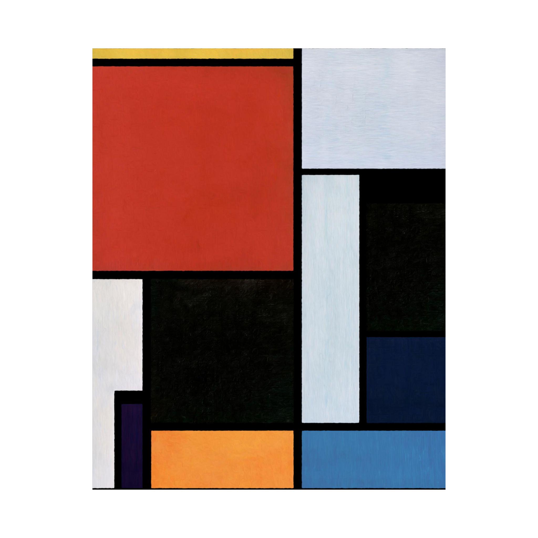 Green Acres Homage - Mondrian Inspired Art Print - Etsy