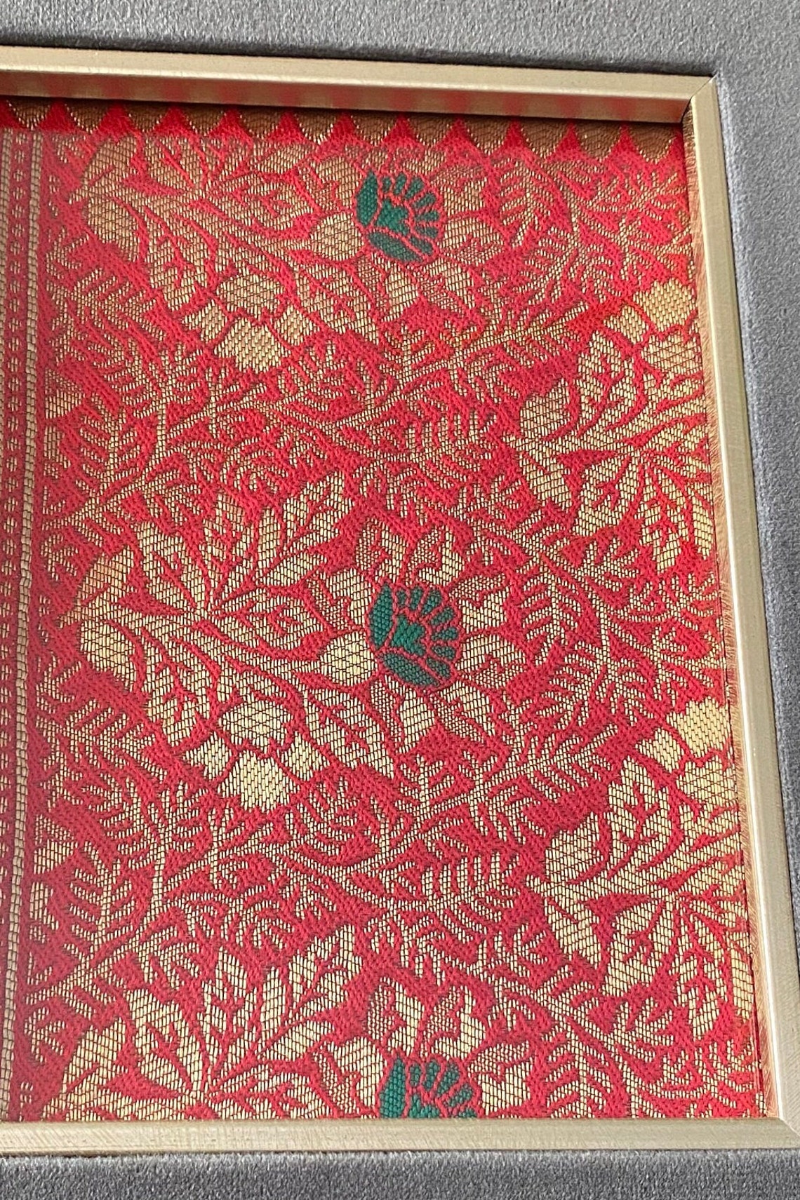 Saree Captured in a Frame - Etsy