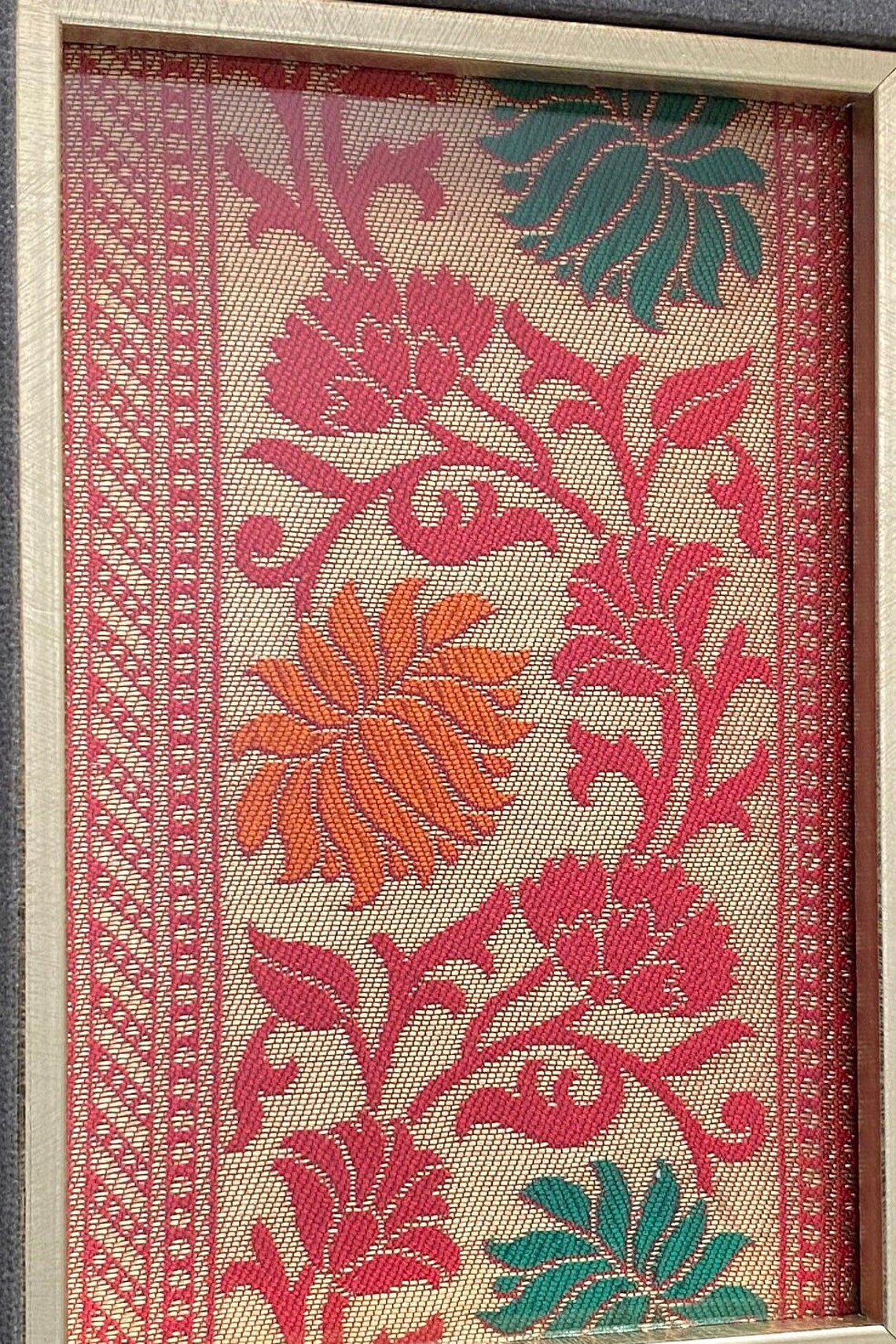 Saree Captured in a Frame - Etsy