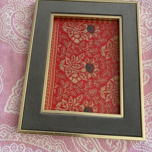Saree Captured in a Frame - Etsy