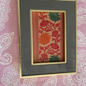 Saree Captured in a Frame - Etsy