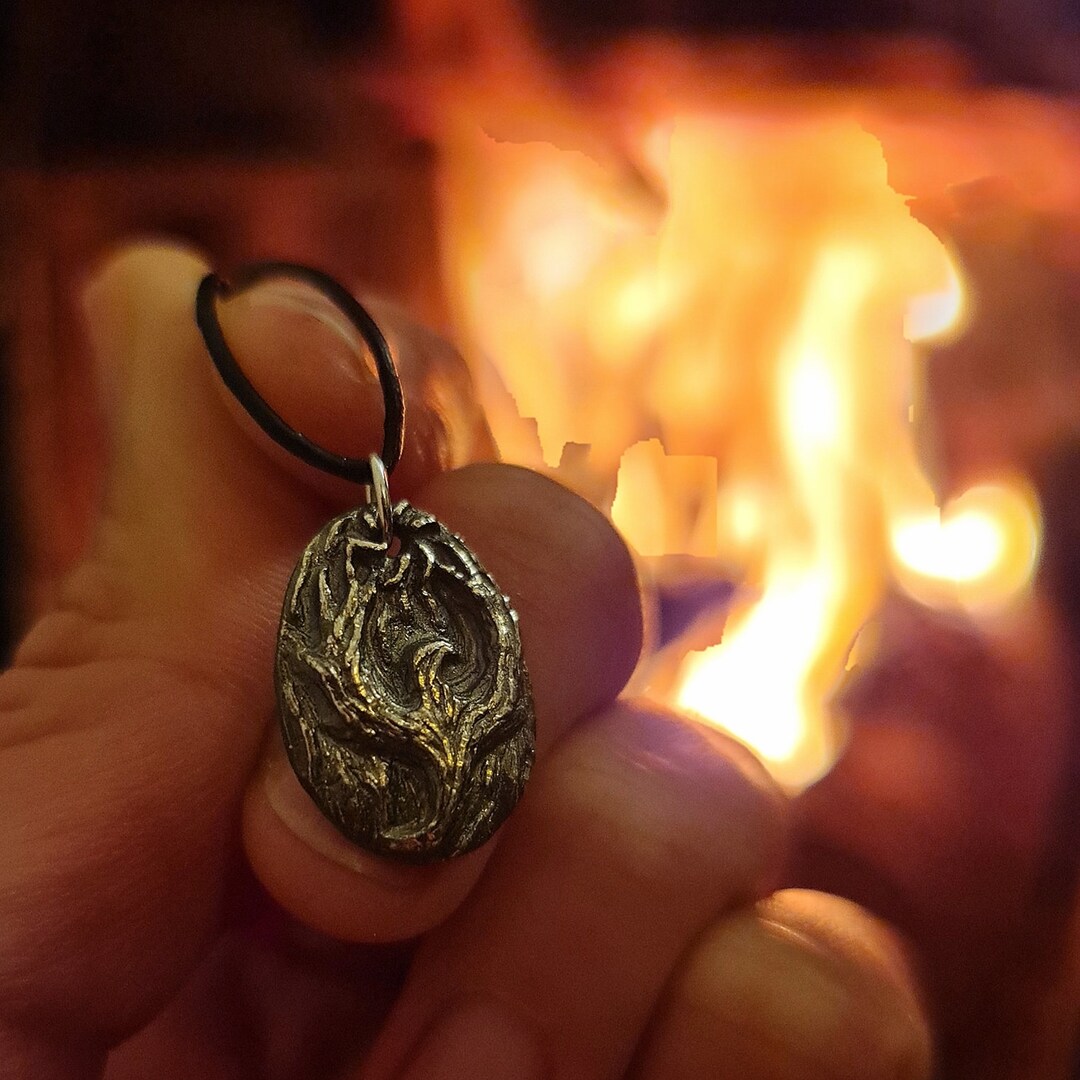 Phoenix Silver Pendant: Symbol of Fire, Renewal, and Immortality - Etsy