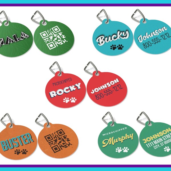 Unique Pet Tags - Etsy