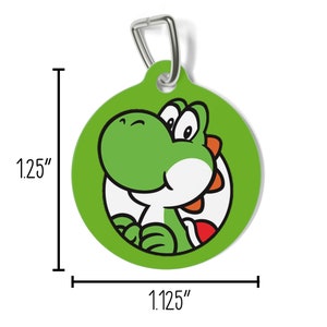 Super Mario Tag | Super Mario Brothers Tag | Dog Tag | Pet ID Tag ...