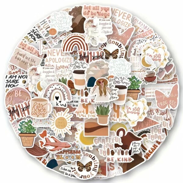 Boho Stickers - Etsy