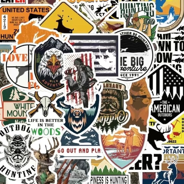 Hunting Sticker - Etsy