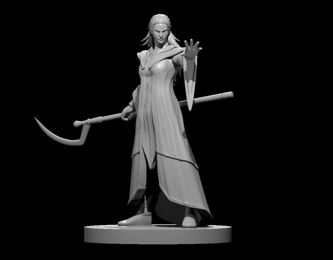 Human Female Evoker Wizard Mini - Etsy