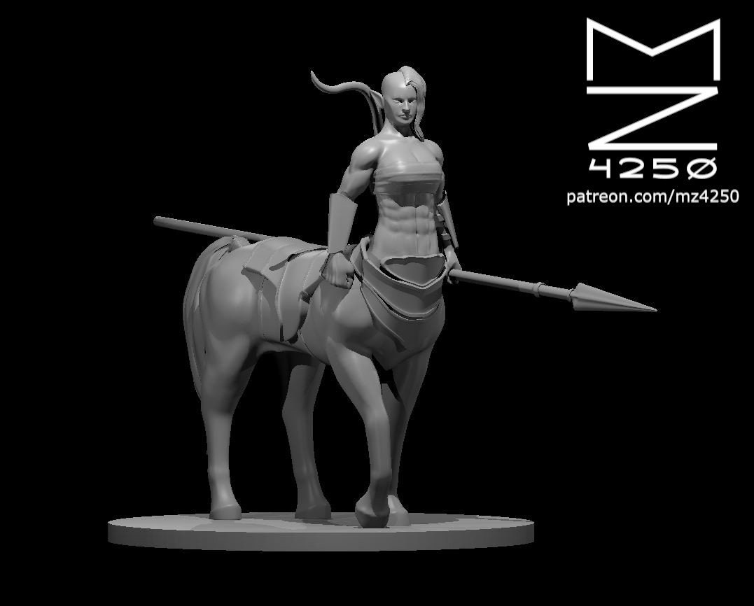 Female Spear Centaur Mini - Etsy