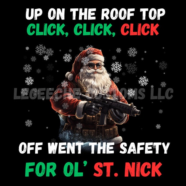 Tactical Santa Png - Etsy