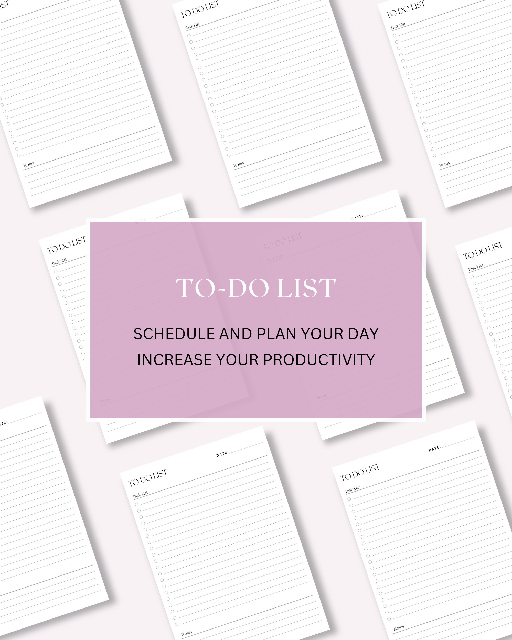 To Do List Task Planner Reminder List Daily Planner Task Schedule ...
