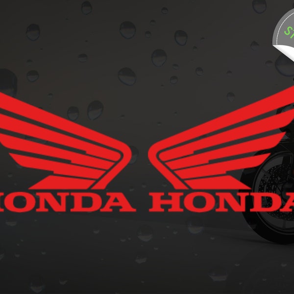 Honda Motorcycle Vinyl Tank Decals - Etsy UK