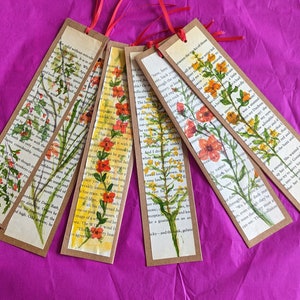 Literary Bookmark Hand-painted Watercolour - Etsy