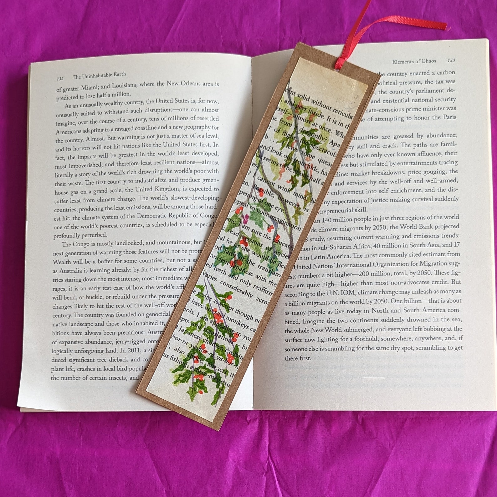 Literary Bookmark Hand-painted Watercolour - Etsy