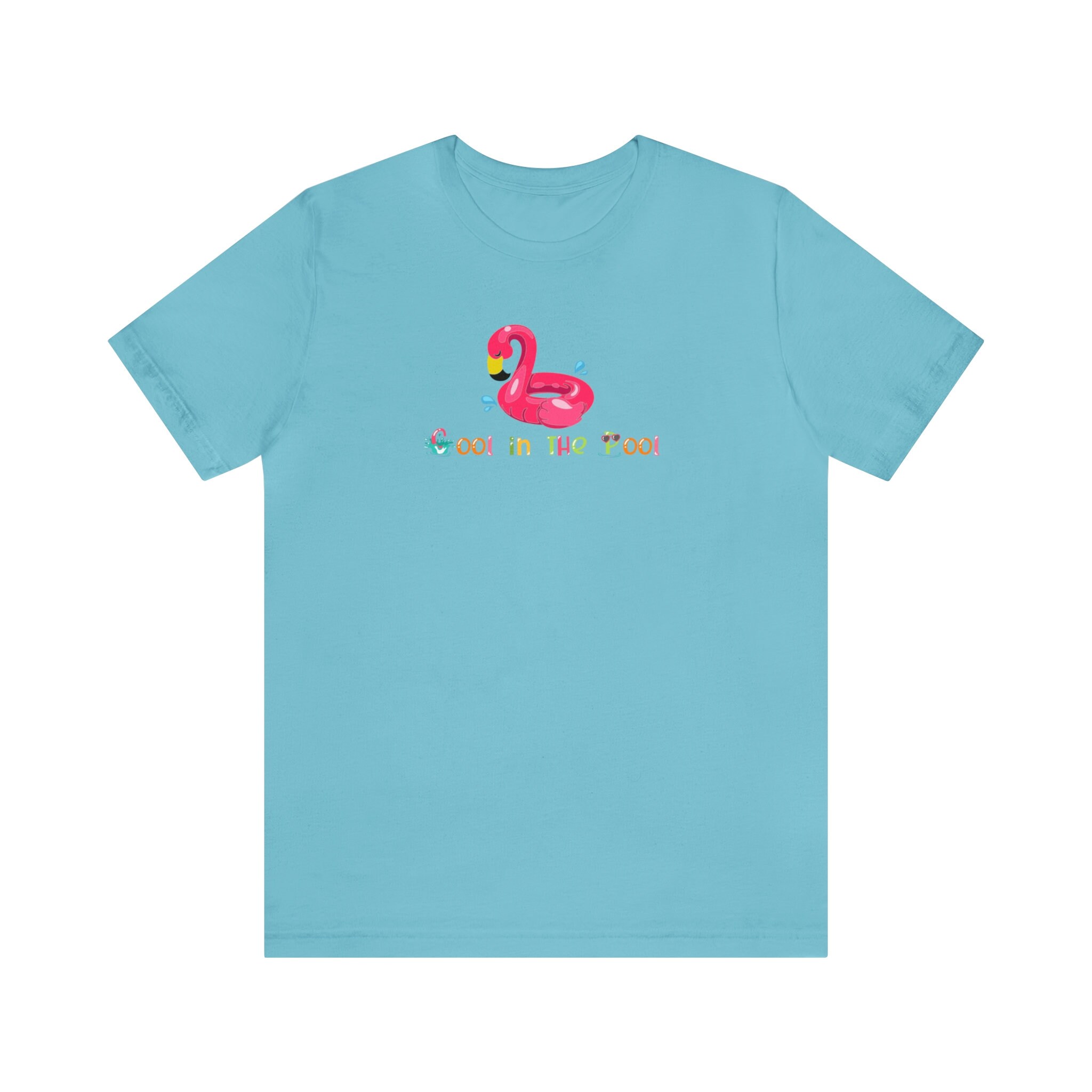 Cool in the Pool T-shirt, Swimming Pool Shirt, Flamingo Floaty Shirt ...
