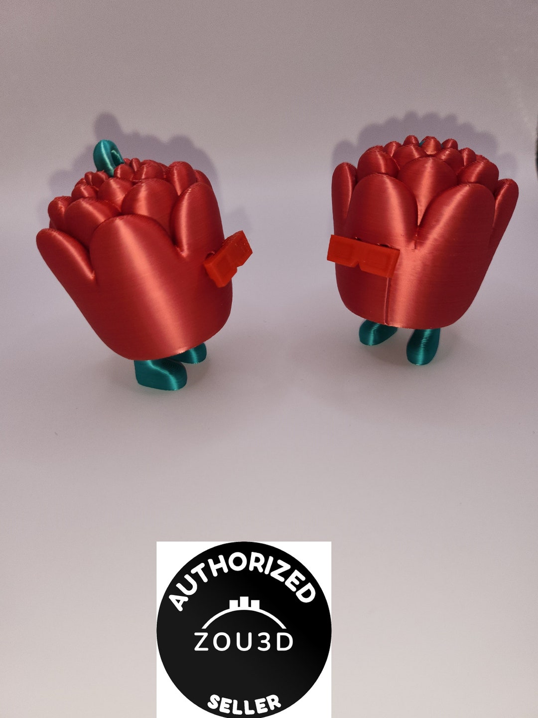 Red Rose Flower With Legs 3D Printed X 2 / Great Gift Idea - Etsy