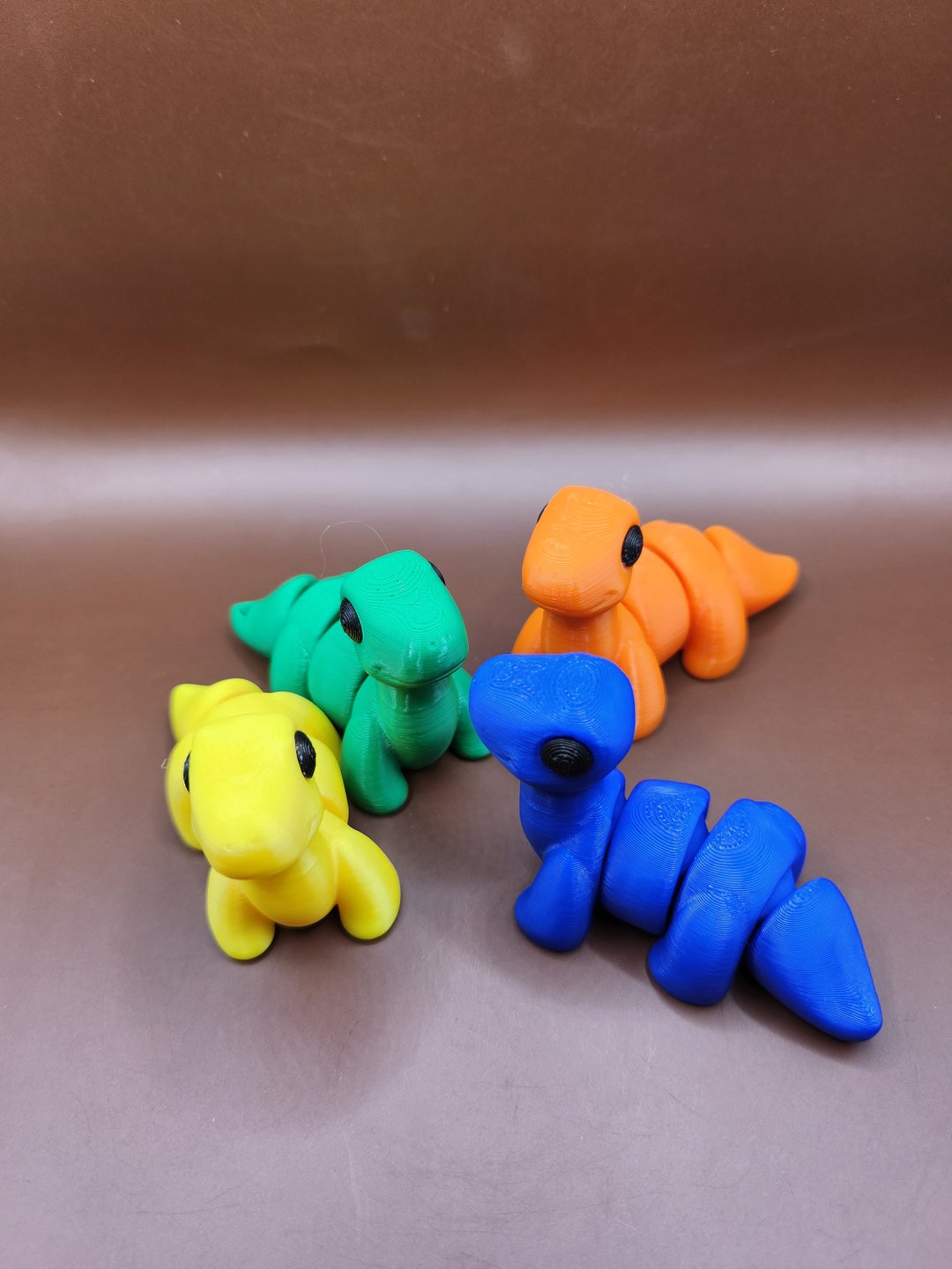 Baby Brontosaurus Dinosaurs Set of 4 / 3d Printed - Etsy