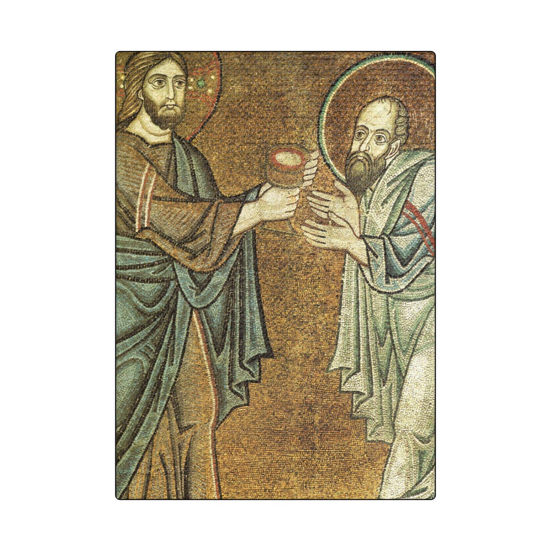 Paul Receiving Eucharist From Christ | 5x7 - Etsy
