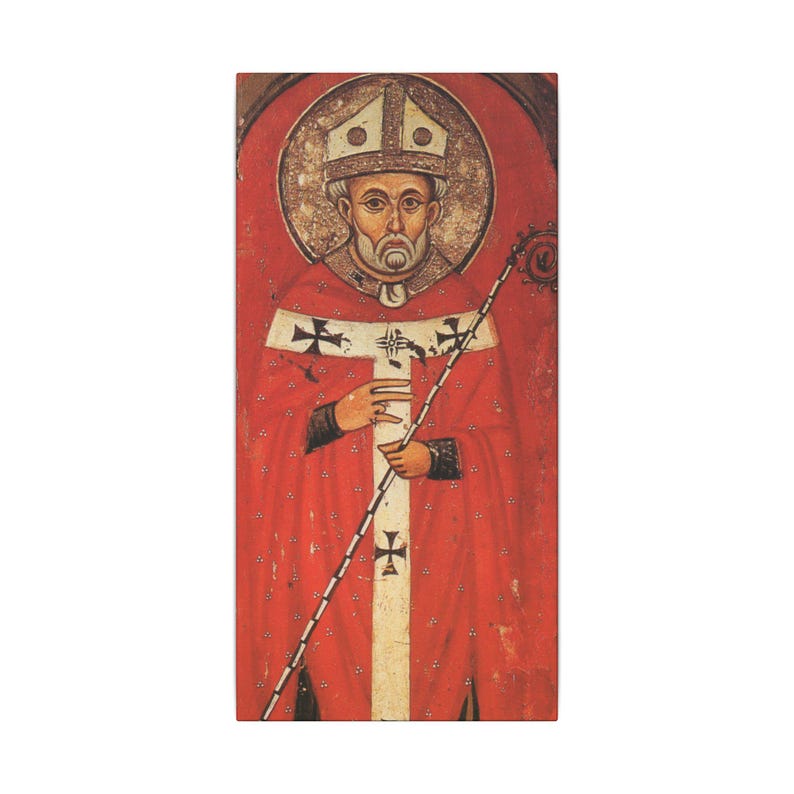 Saint Nicholas of Myra 13th Century | Canvas - Etsy