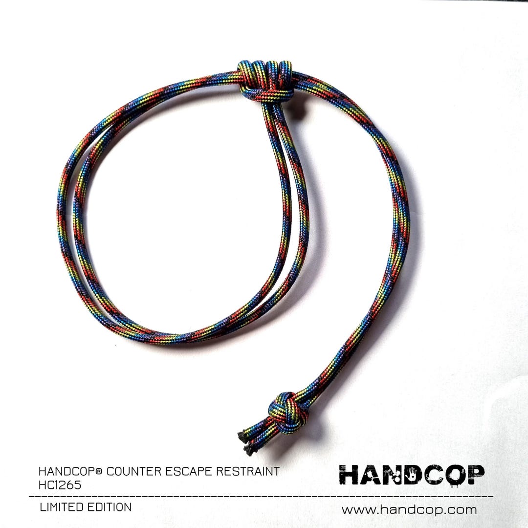 HANDCOP® Counter Escape Restraint - BLACK RAINBOW - Etsy