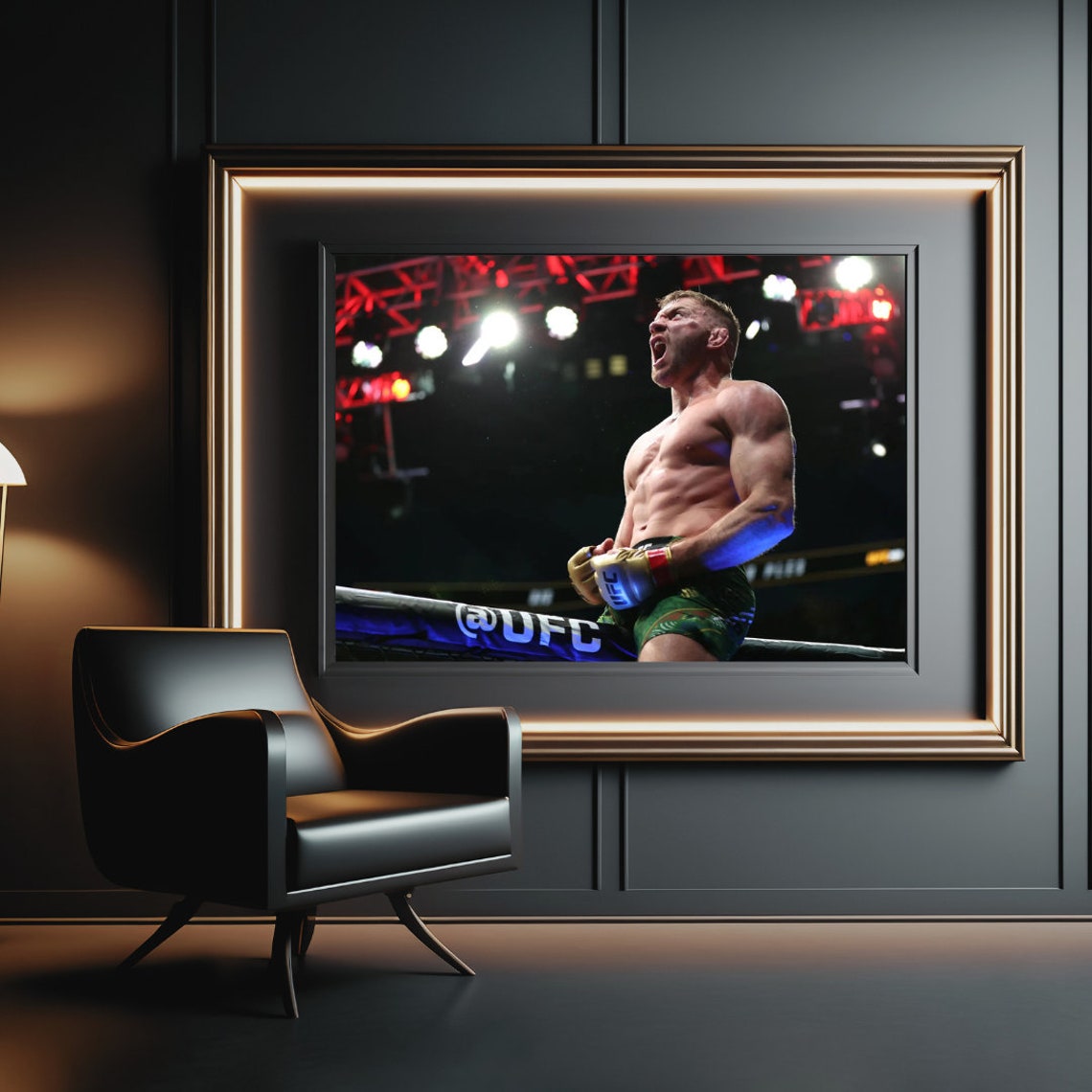 UFC 305 Dricus Du Plessis "still Knocks" Poster Frame Canvas Metal ...