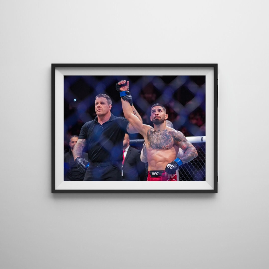 Ilia Topuria Poster UFC Wall Art Frame MMA Digital Print - Etsy