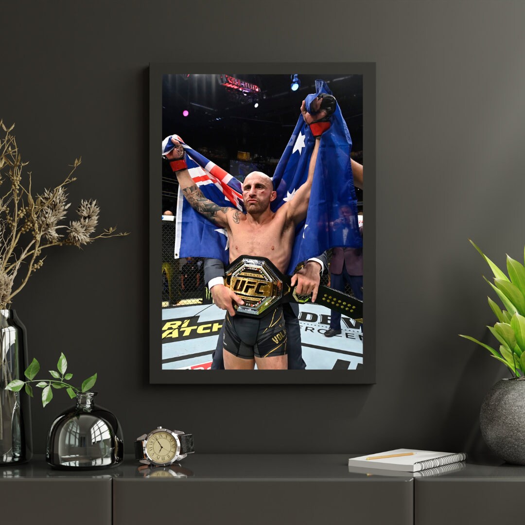 Alex Volkanovski "the Great" Poster Wall Art Frame Canvas Metal Print ...