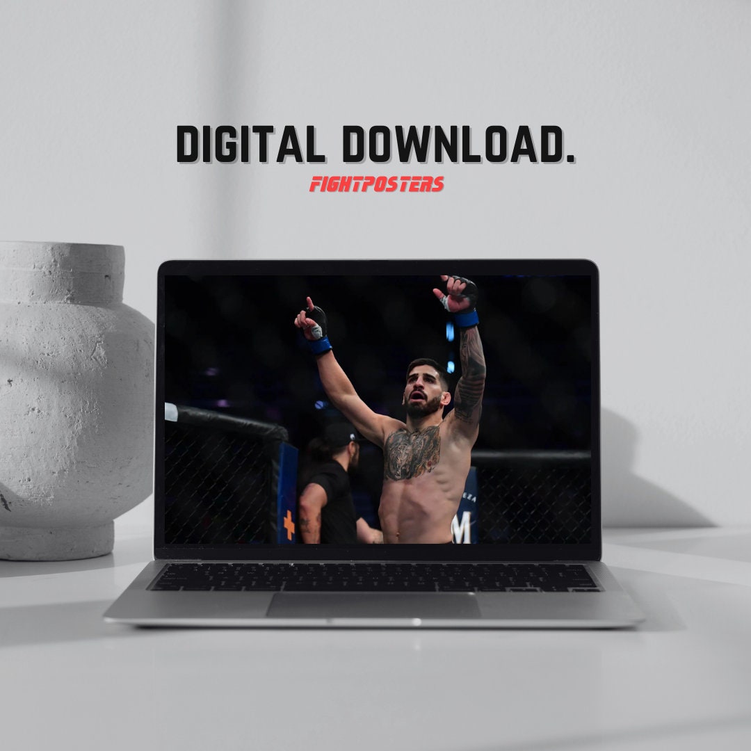 Ilia Topuria Poster UFC Wall Art Frame MMA Digital Print - Etsy