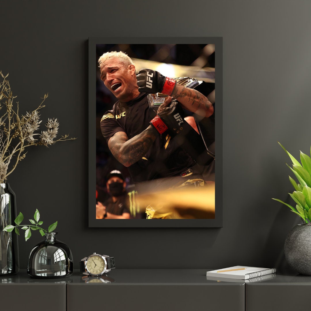 Charles Oliveira "do Bronx" Poster Wall Art Frame Canvas Metal Print ...