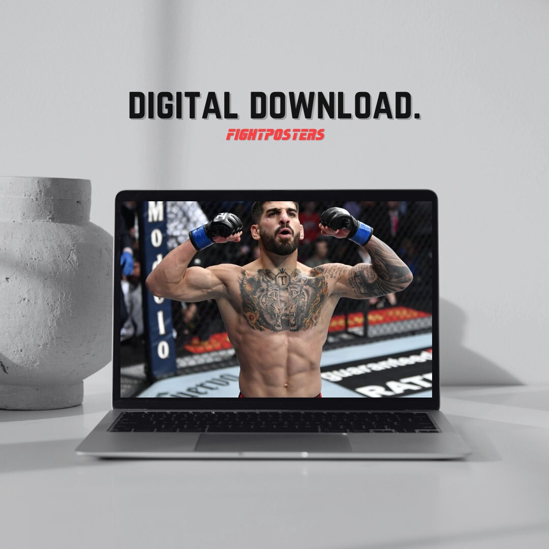Ilia Topuria Poster UFC Wall Art Frame MMA | Digital Print - Etsy