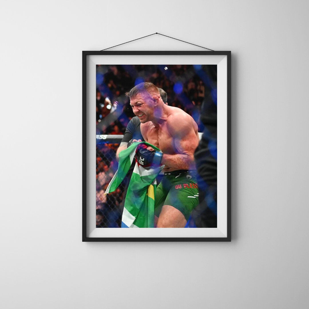 Dricus Du Plessis Poster Wall Art Frame High Quality Image HD Photo 4K ...