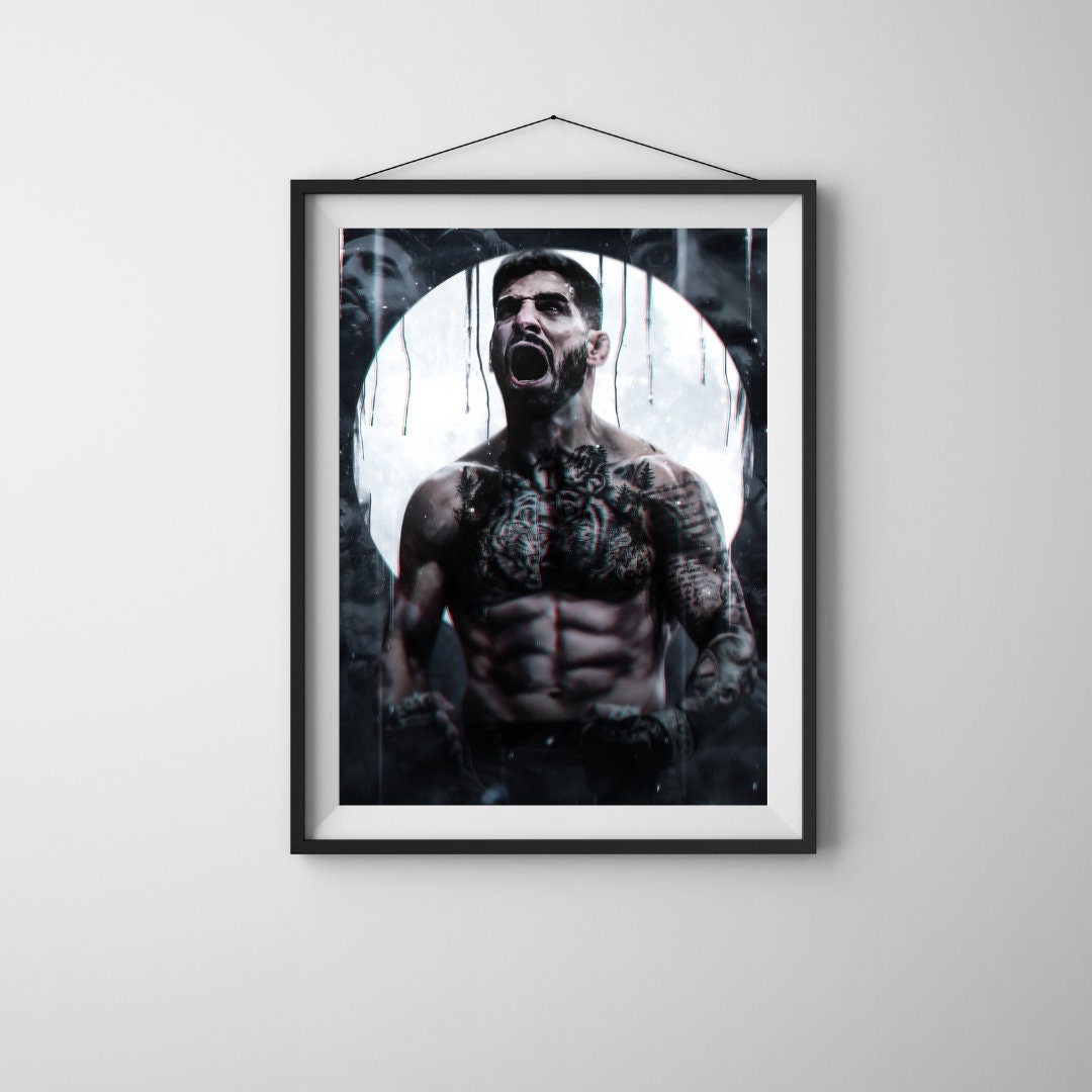 Ilia Topuria Poster UFC Wall Art Frame MMA Digital Print - Etsy