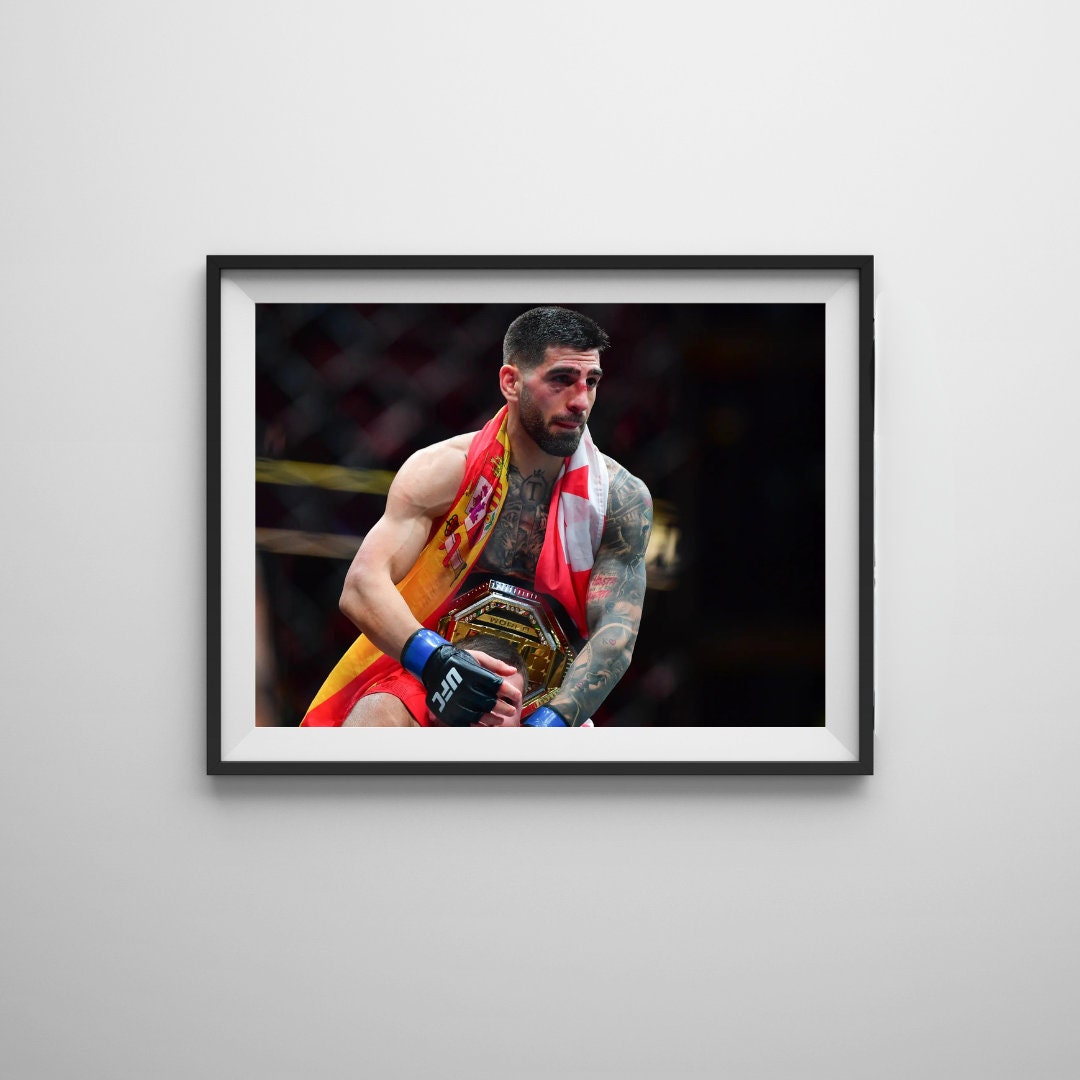 Ilia Topuria Poster UFC Wall Art Frame MMA Digital Print - Etsy