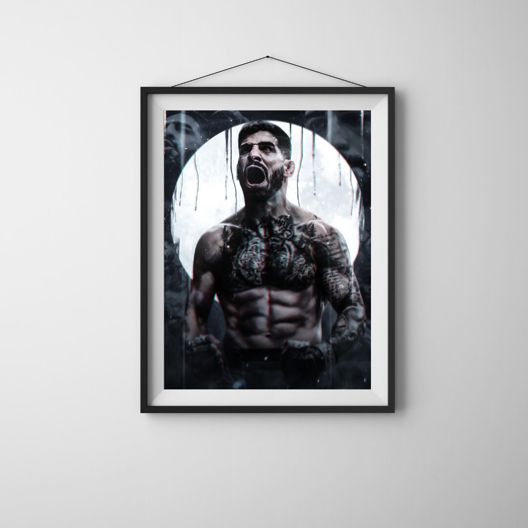 Ilia Topuria el Matador Poster Wall Art Frame High Quality Image HD ...