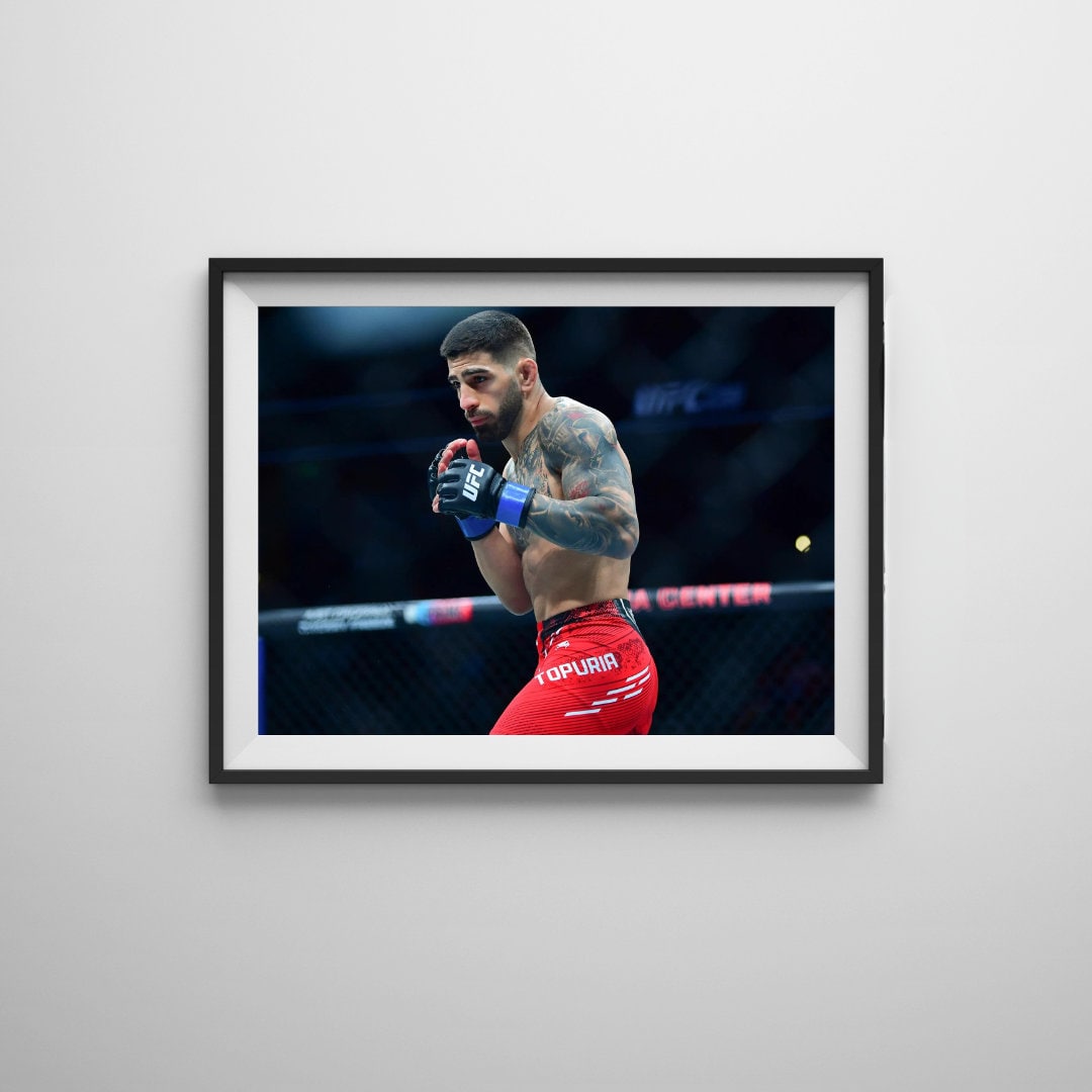Ilia Topuria Poster UFC Wall Art Frame MMA Digital Print - Etsy