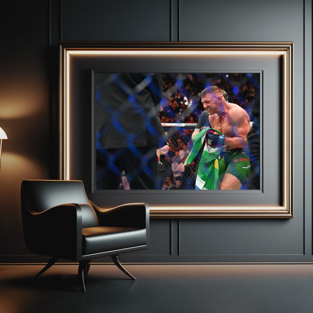 Dricus Du Plessis Poster Wall Art Frame Canvas Metal Print | Museum ...