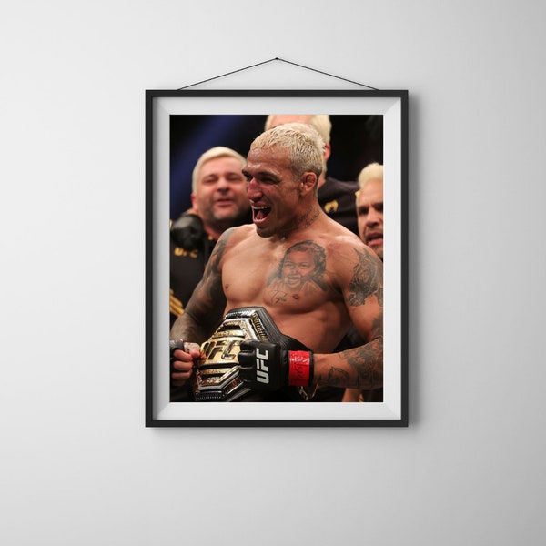 Charles Oliveira Poster - Etsy