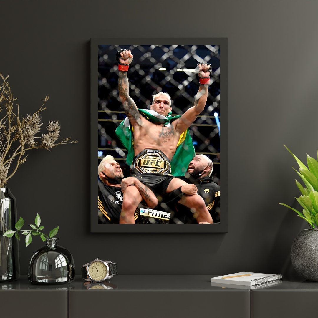 Charles Oliveira "do Bronx" Poster Wall Art Frame Canvas Metal Print ...