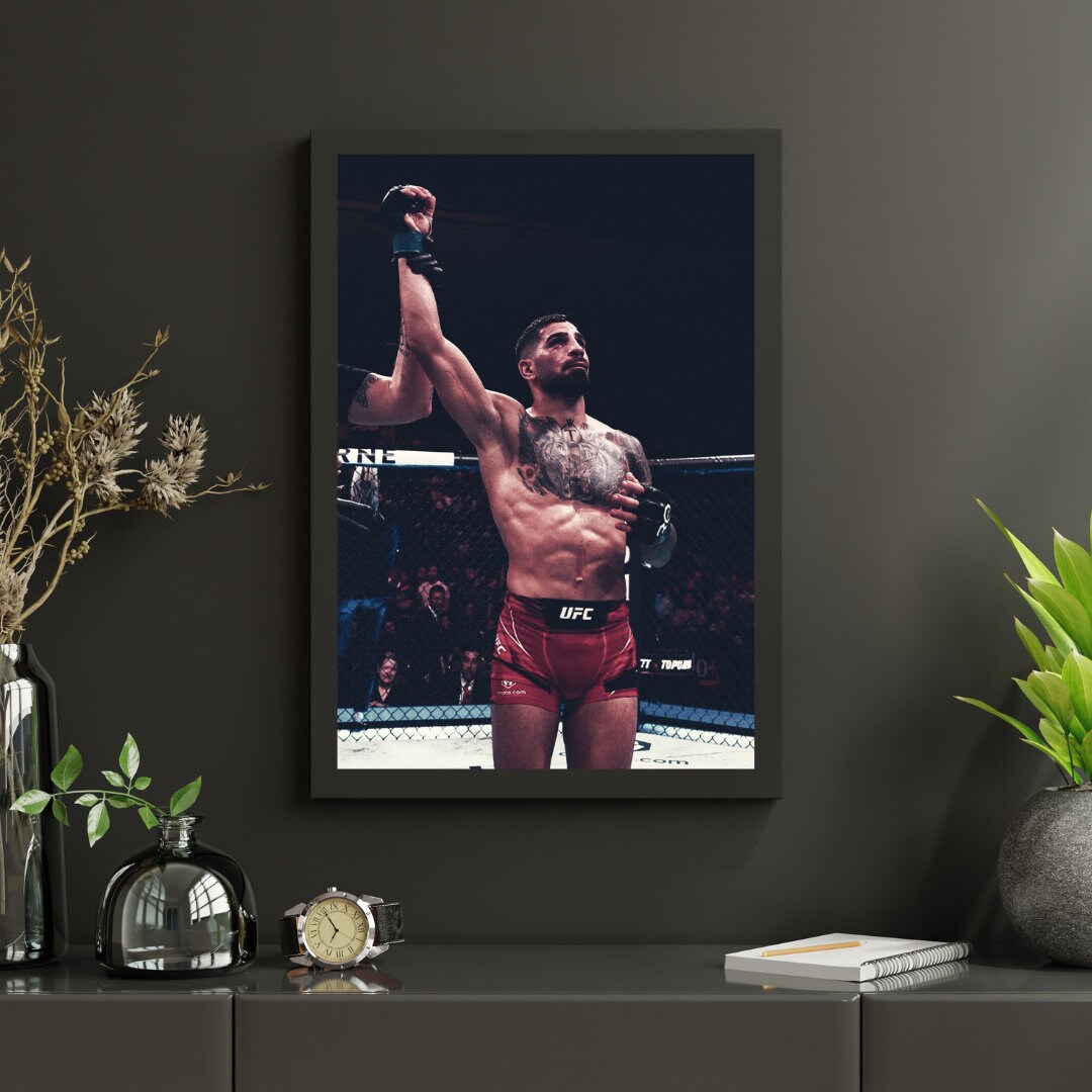 Ilia Topuria "el Matador" Poster Wall Art Frame Canvas Metal Print ...